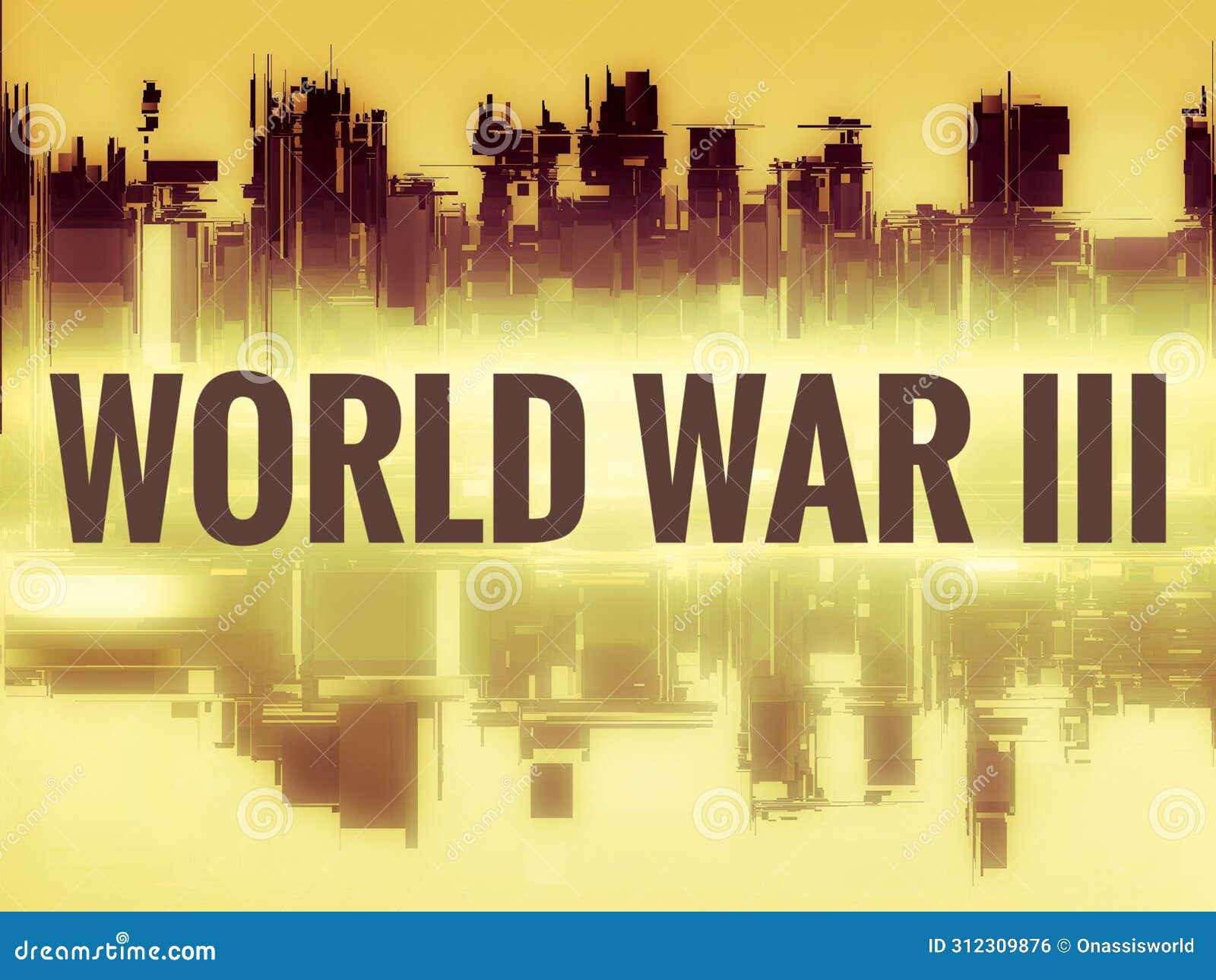 World War 3 Text Abstract Background Illustration Stock Illustration ...