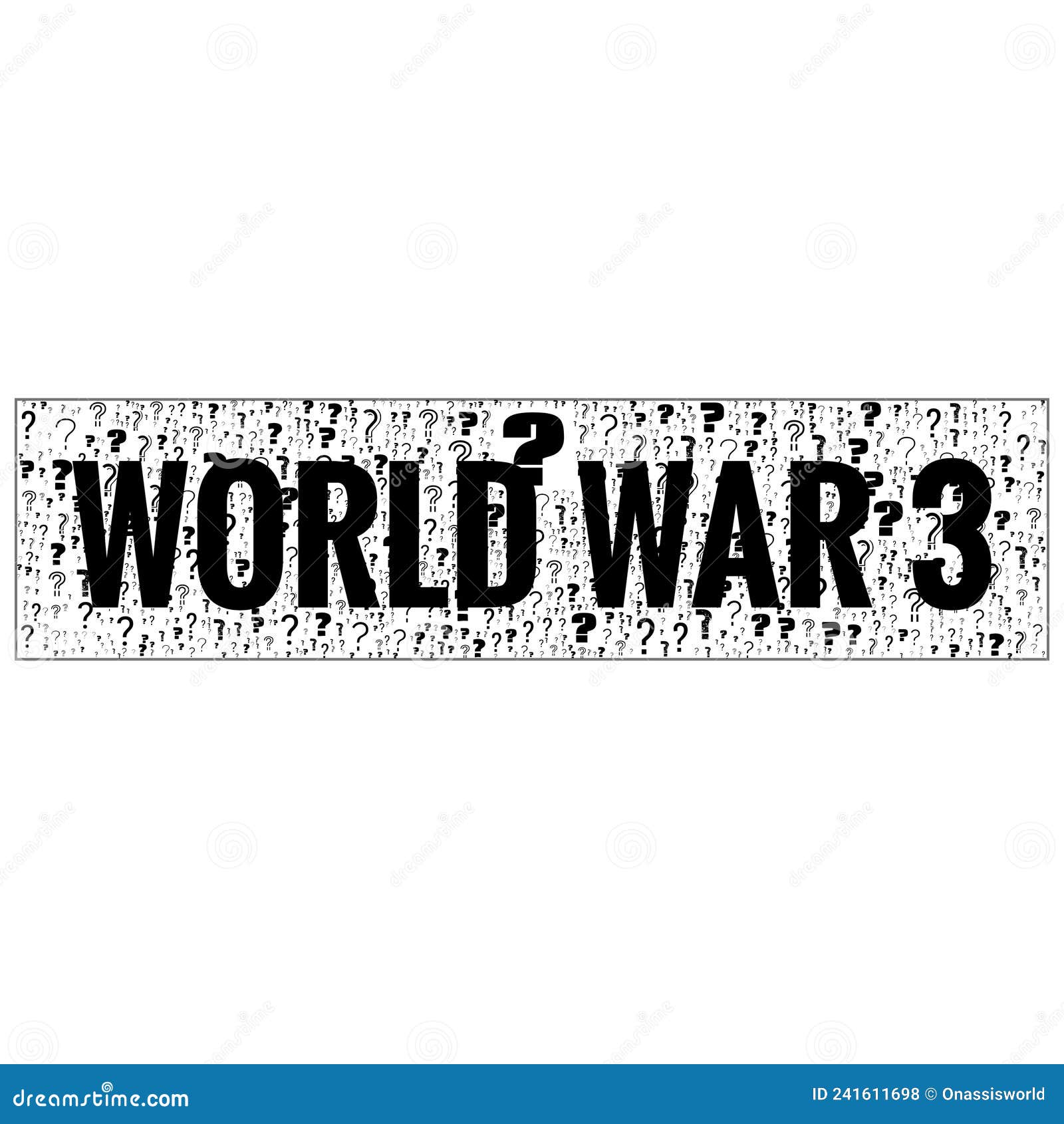 World War 3 Text Illustration Background Header Stock Illustration ...