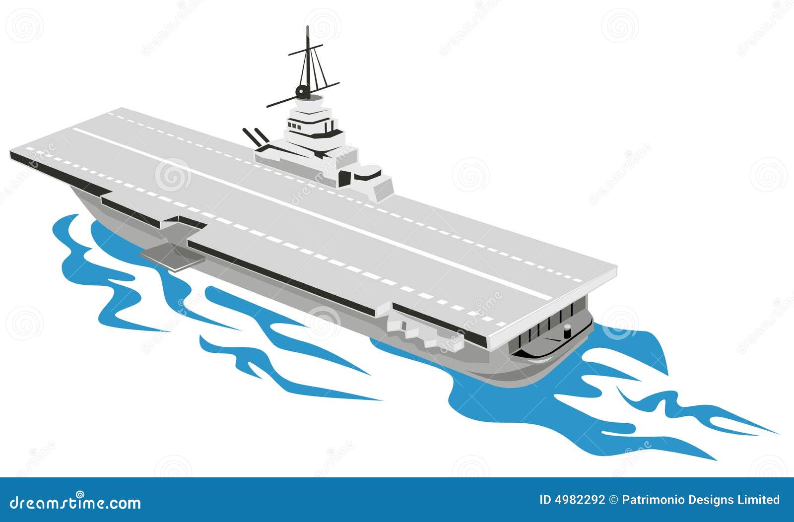 World War Two Aircraft Carrier Stock Vector - Illustration of aircraft ...