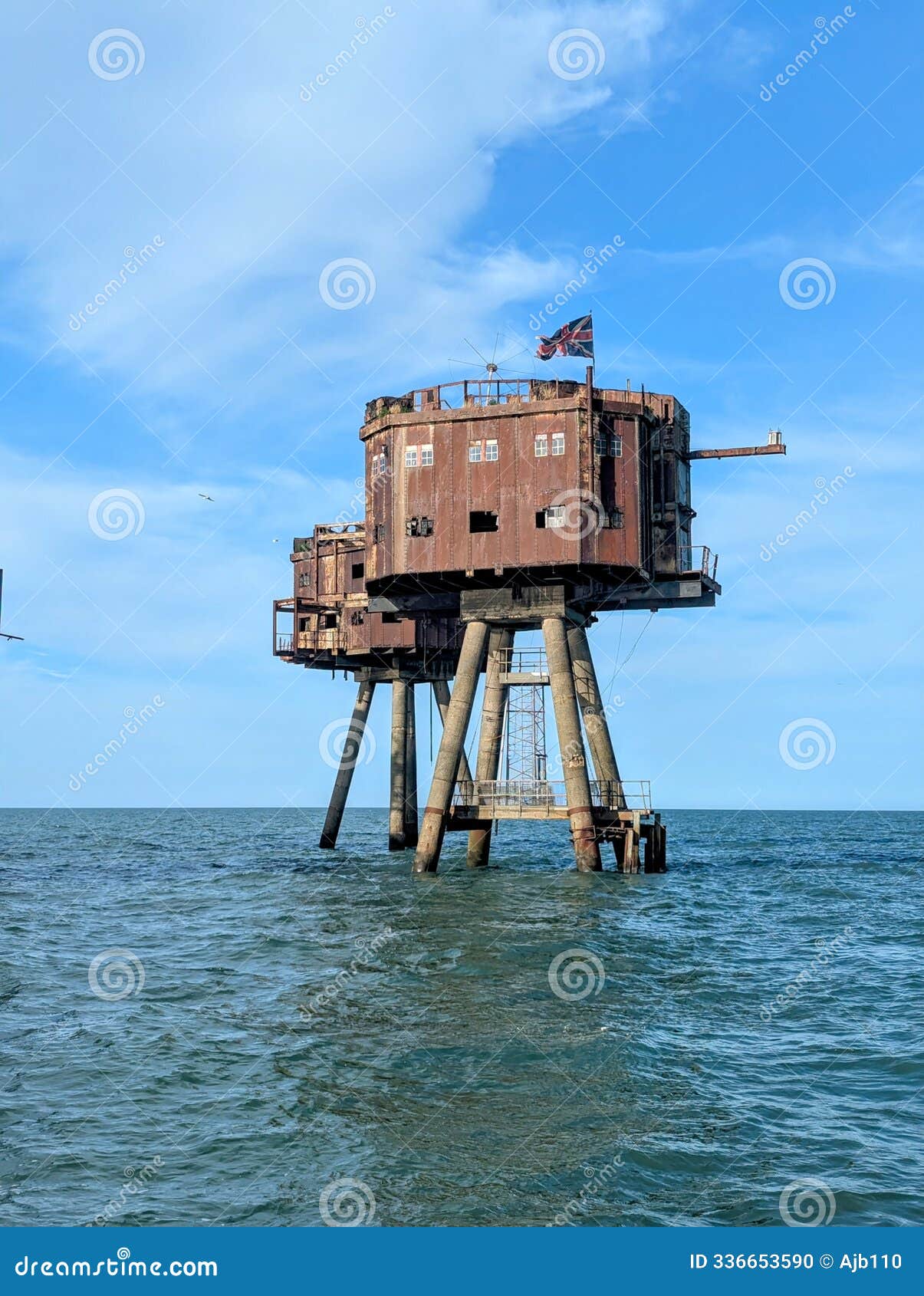 The World War Two Defence Towers Stock Photo - Image of radio, towers ...