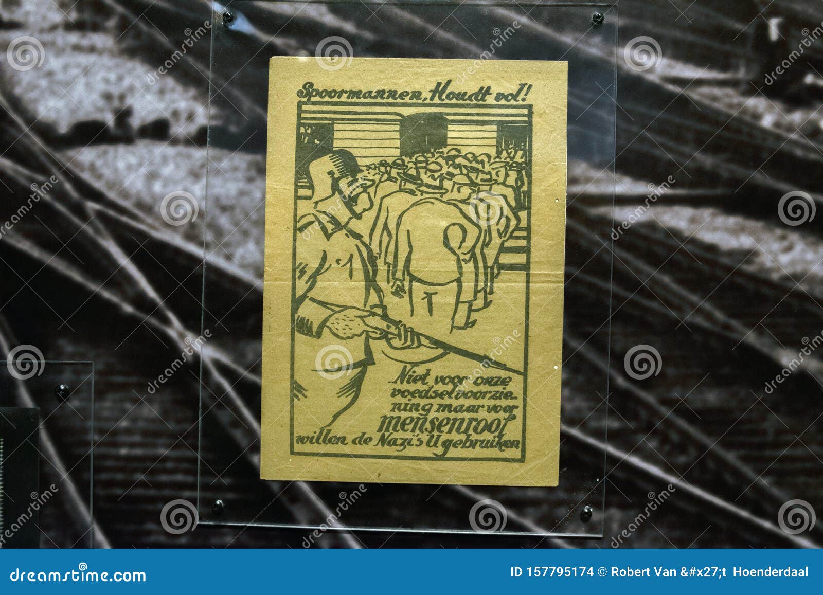 World War Two Resistance Pamphlet at Amsterdam the Netherlands 2019 ...