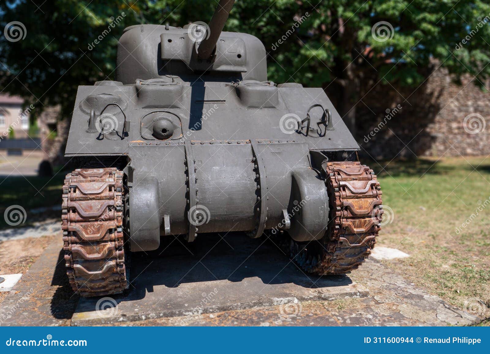 World war two sherman tank stock photo. Image of steel - 311600944