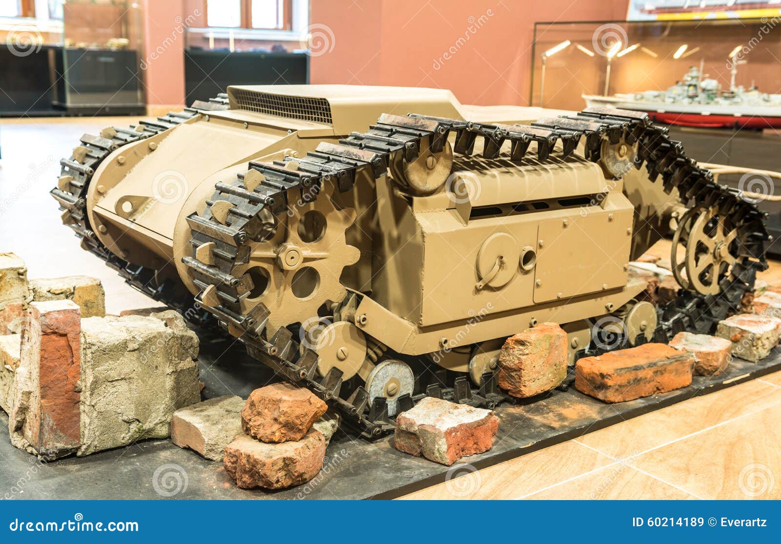 World War Two - Small Tank Back View Stock Image - Image of airforce ...