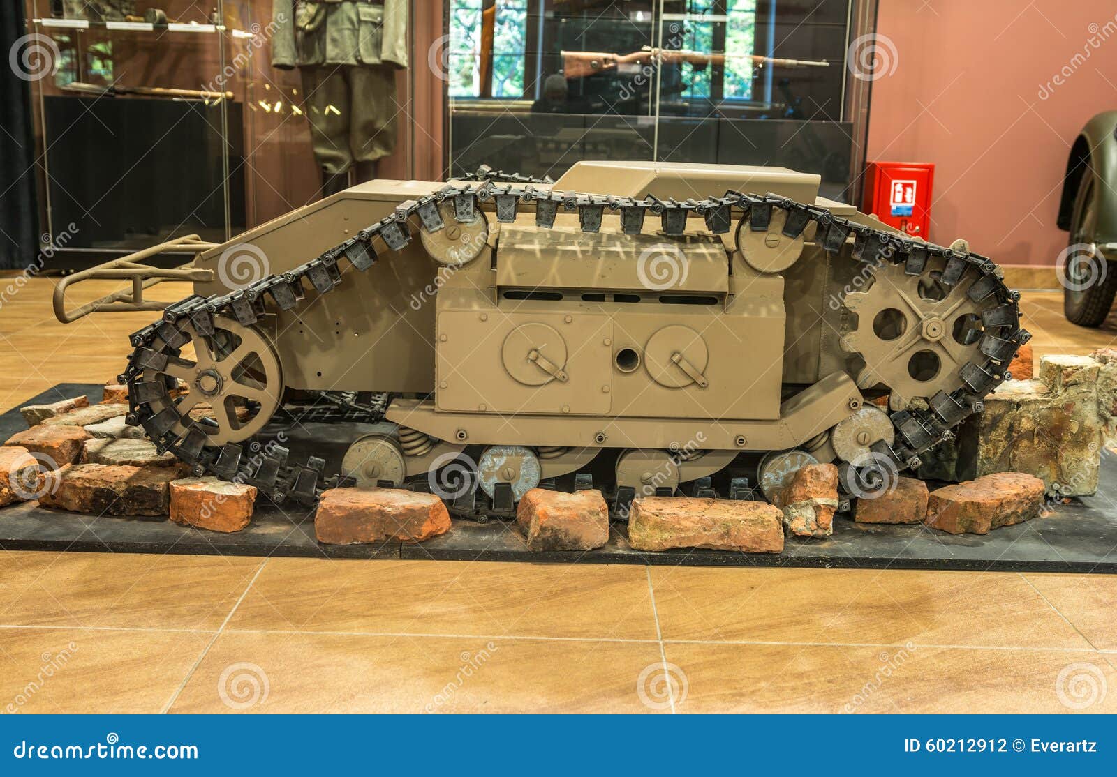 World War Two - Small Tank Sideways Stock Photo - Image of armed ...