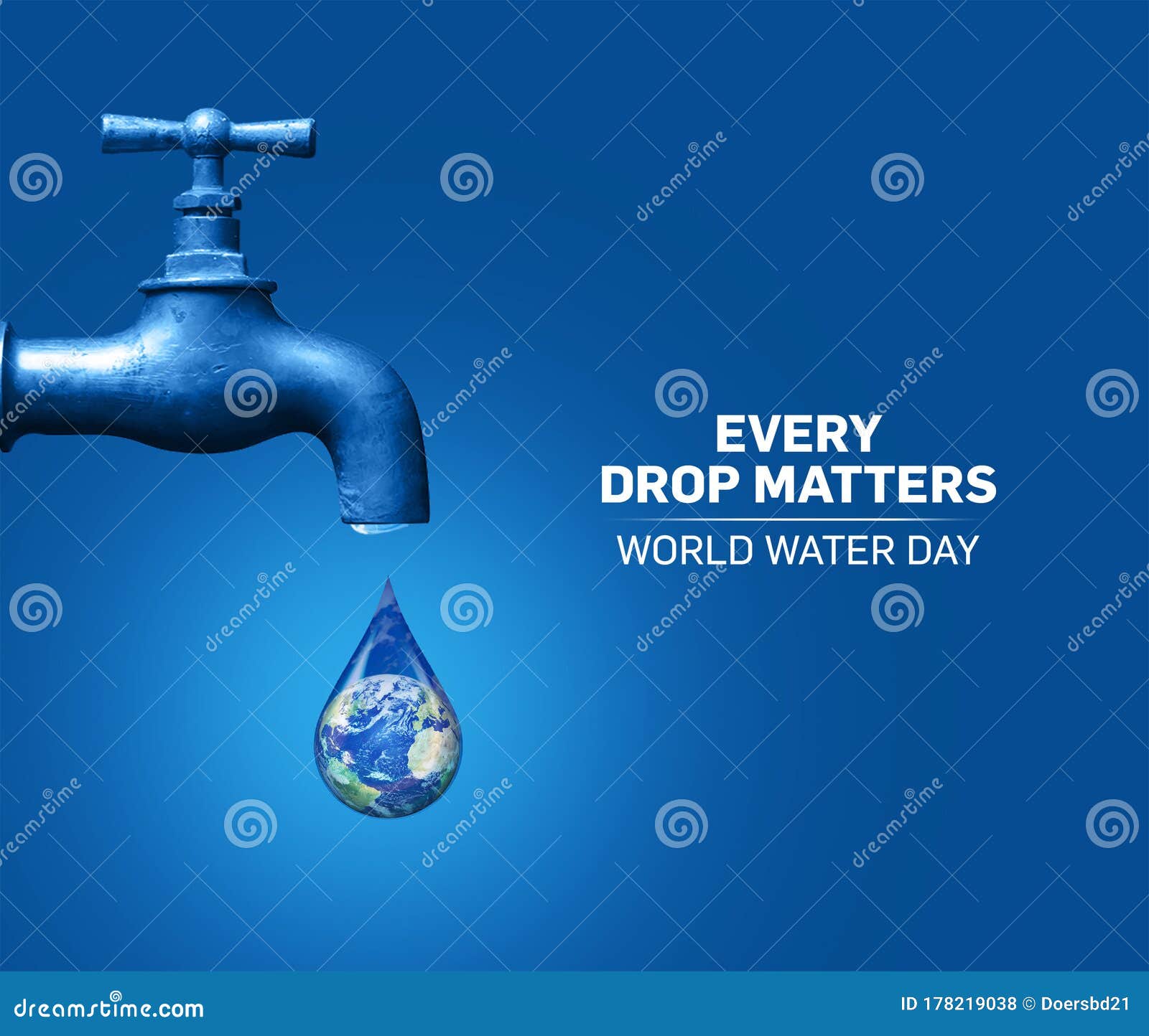 Water Of The World.Icon Signage Symbol Water Drop With The World Vector ...