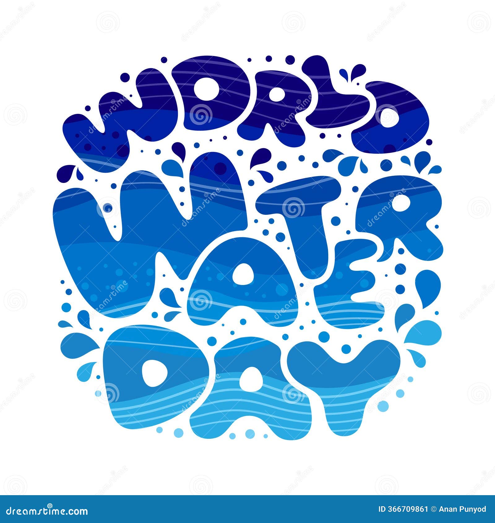 World Water Day, Raindrop Falling Into A Puddle Symbol Importance Of ...