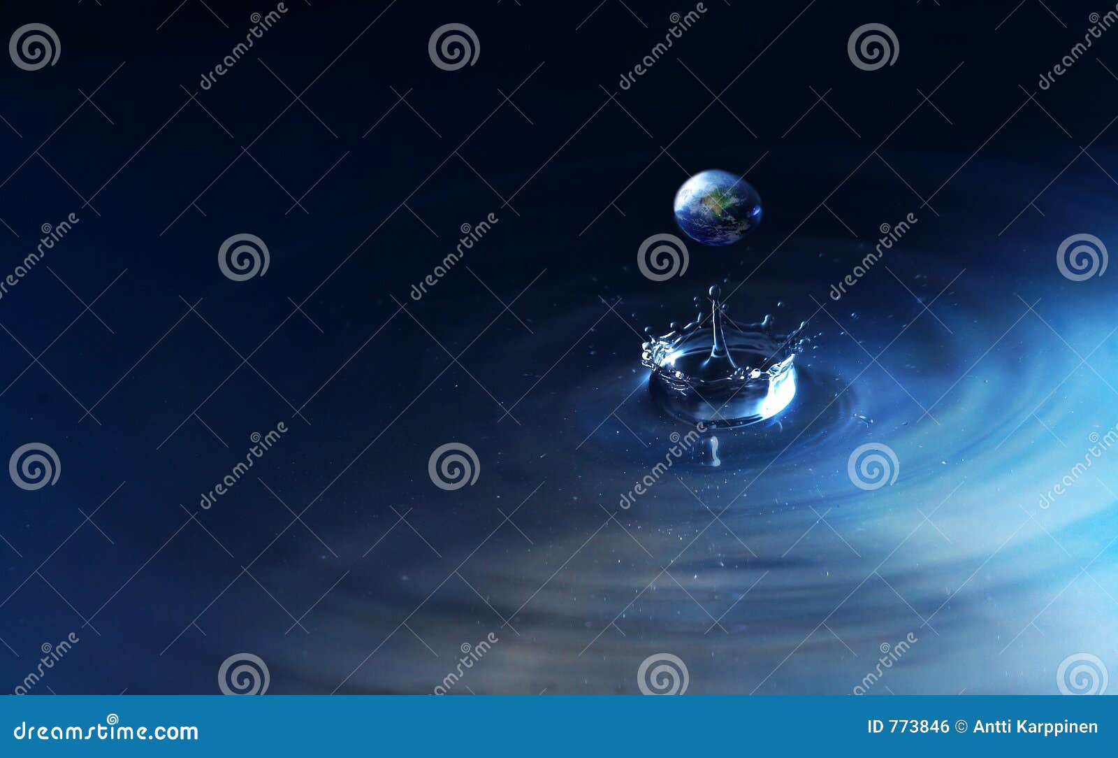 World in water drop stock photo. Image of water, business - 773846
