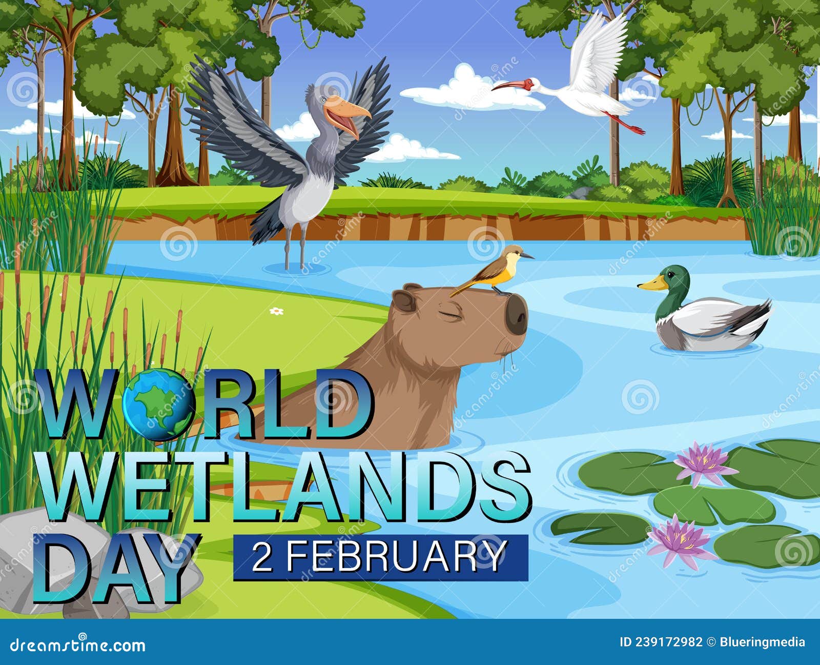 Wetlands Cartoons, Illustrations & Vector Stock Images - 602 Pictures ...