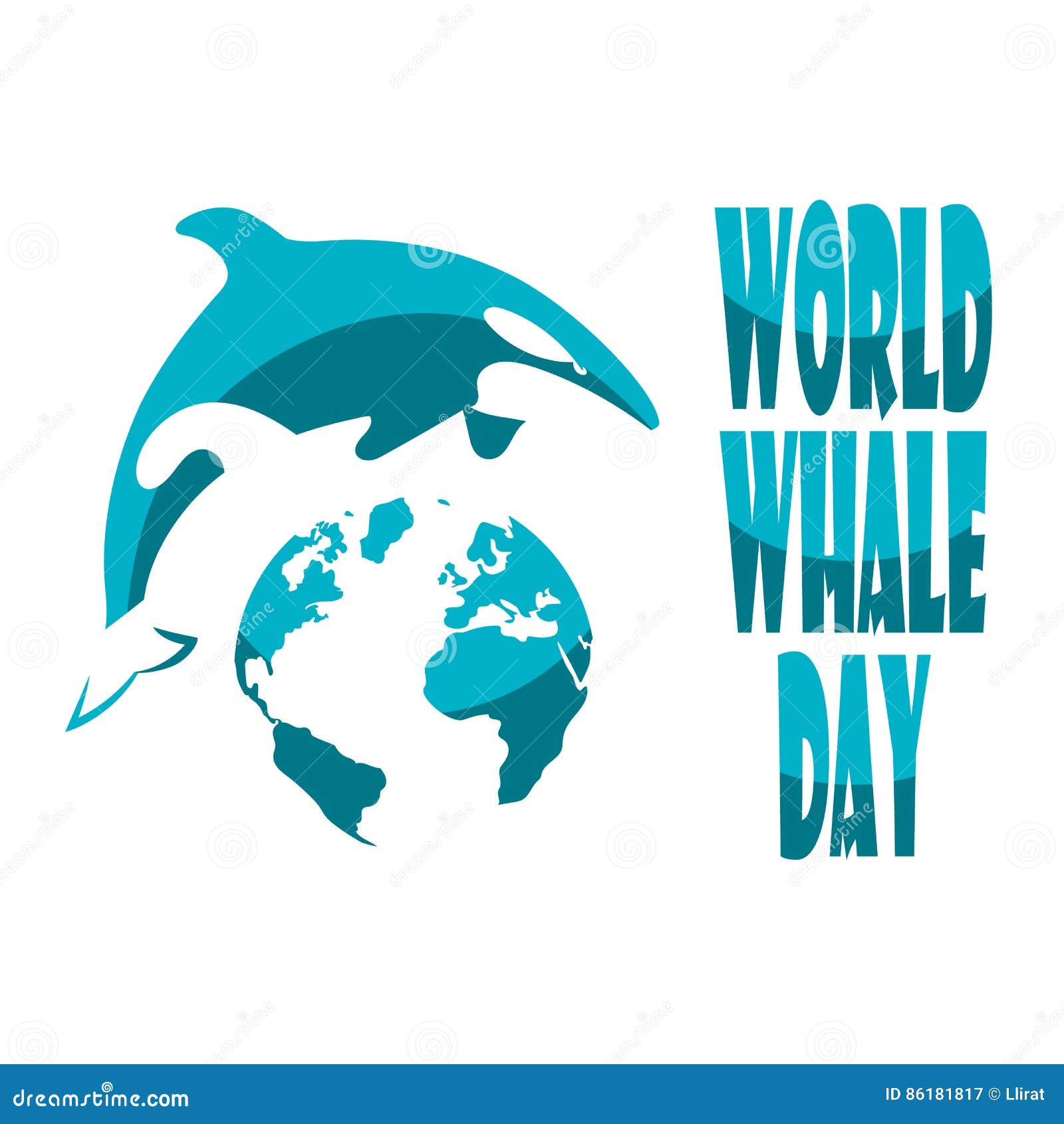 World Whale Day. stock vector. Illustration of life, mammal - 86181817