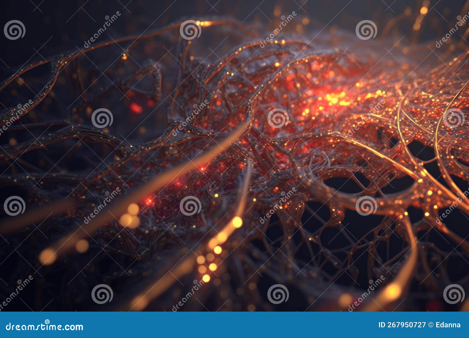 The World Where Flow the Information. a Vision of the Internet Stock ...