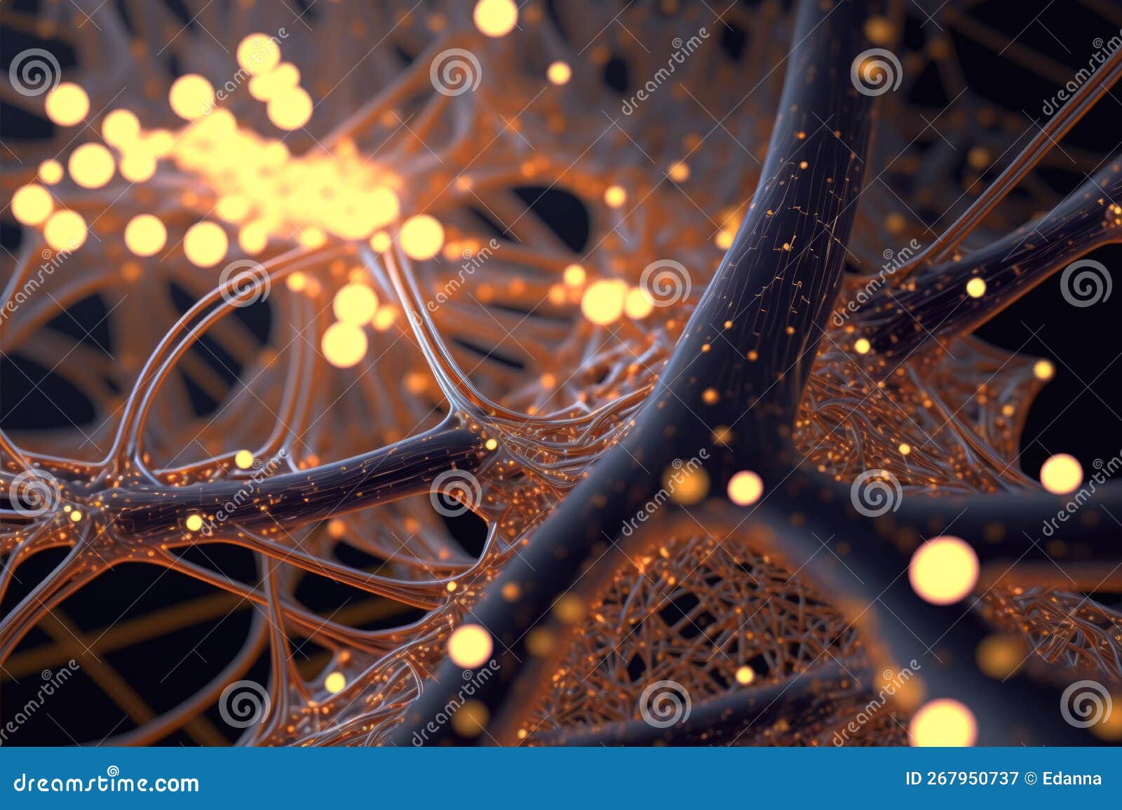 The World Where Flow the Information. a Vision of the Internet Stock ...