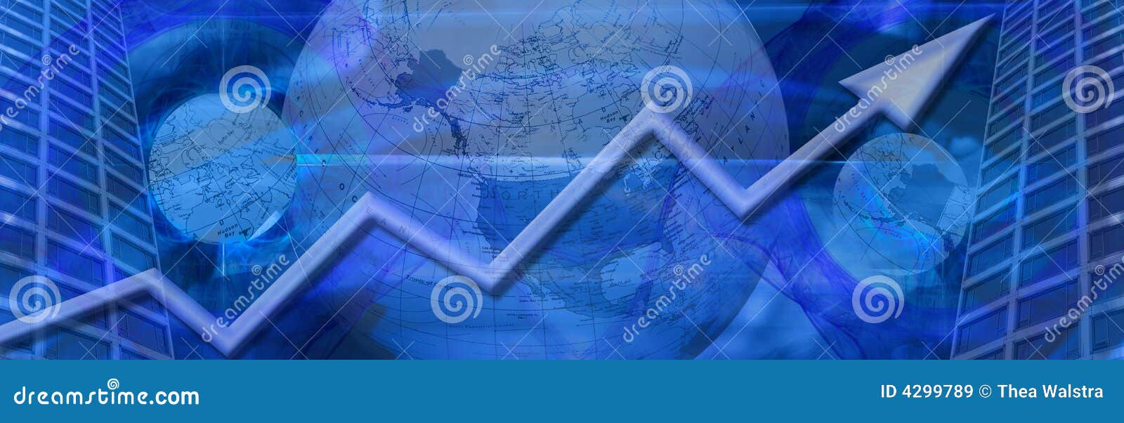 World Wide Business and Financial Success Stock Image - Image of ...