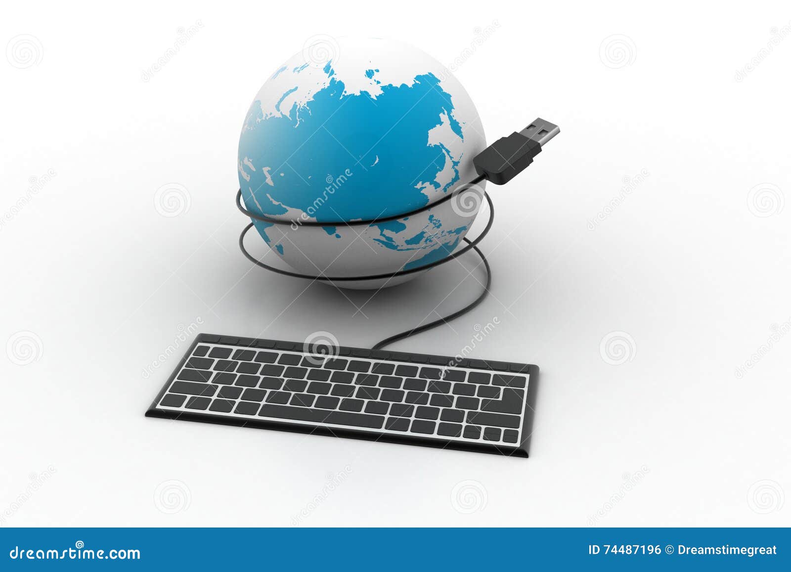 World Wide Connection Concept Stock Illustration - Illustration of ...