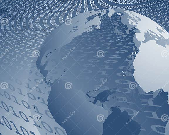 World wide data transfer stock vector. Illustration of codes - 10074323