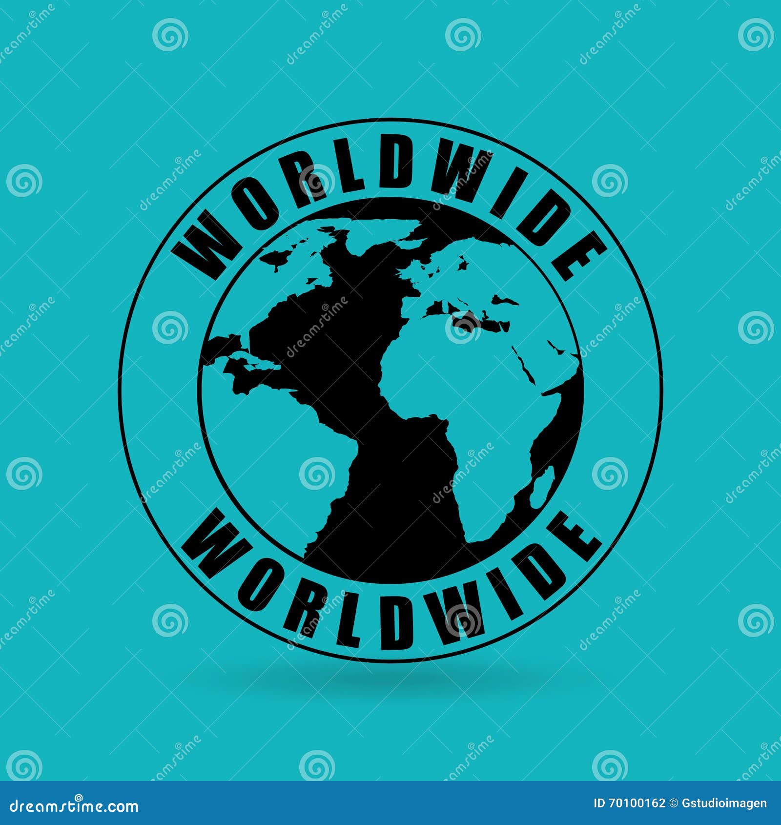 World wide design stock illustration. Illustration of wide - 70100162