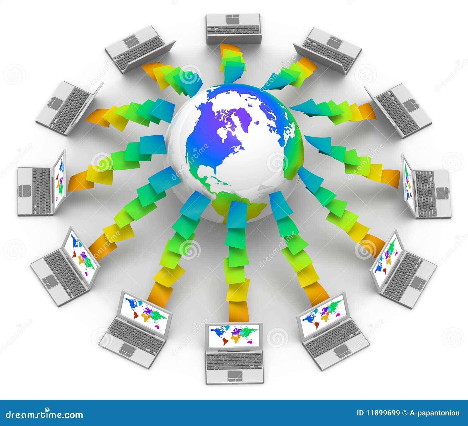 World Wide Interaction stock illustration. Illustration of meeting ...
