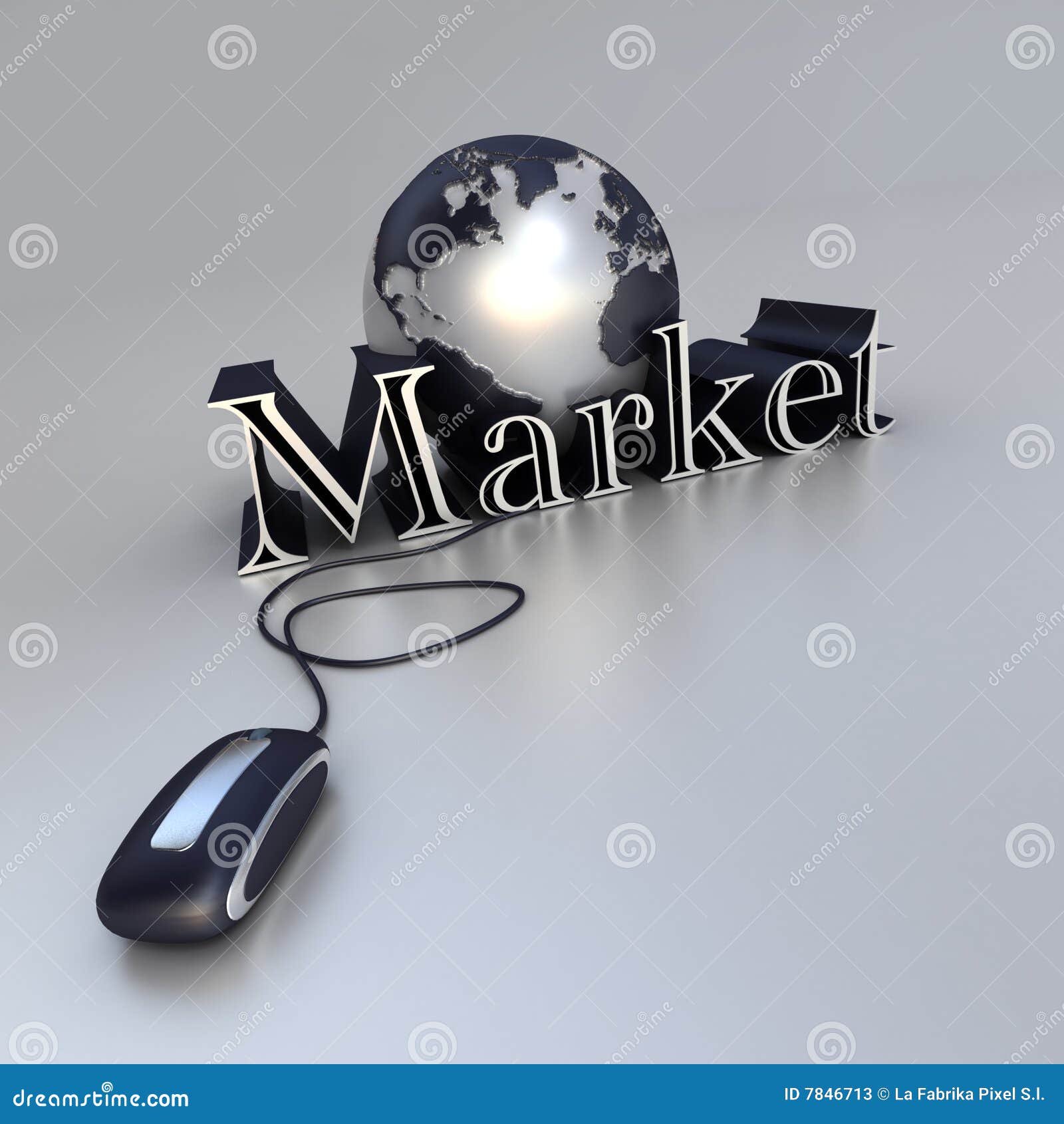 World Wide market stock illustration. Illustration of blue - 7846713