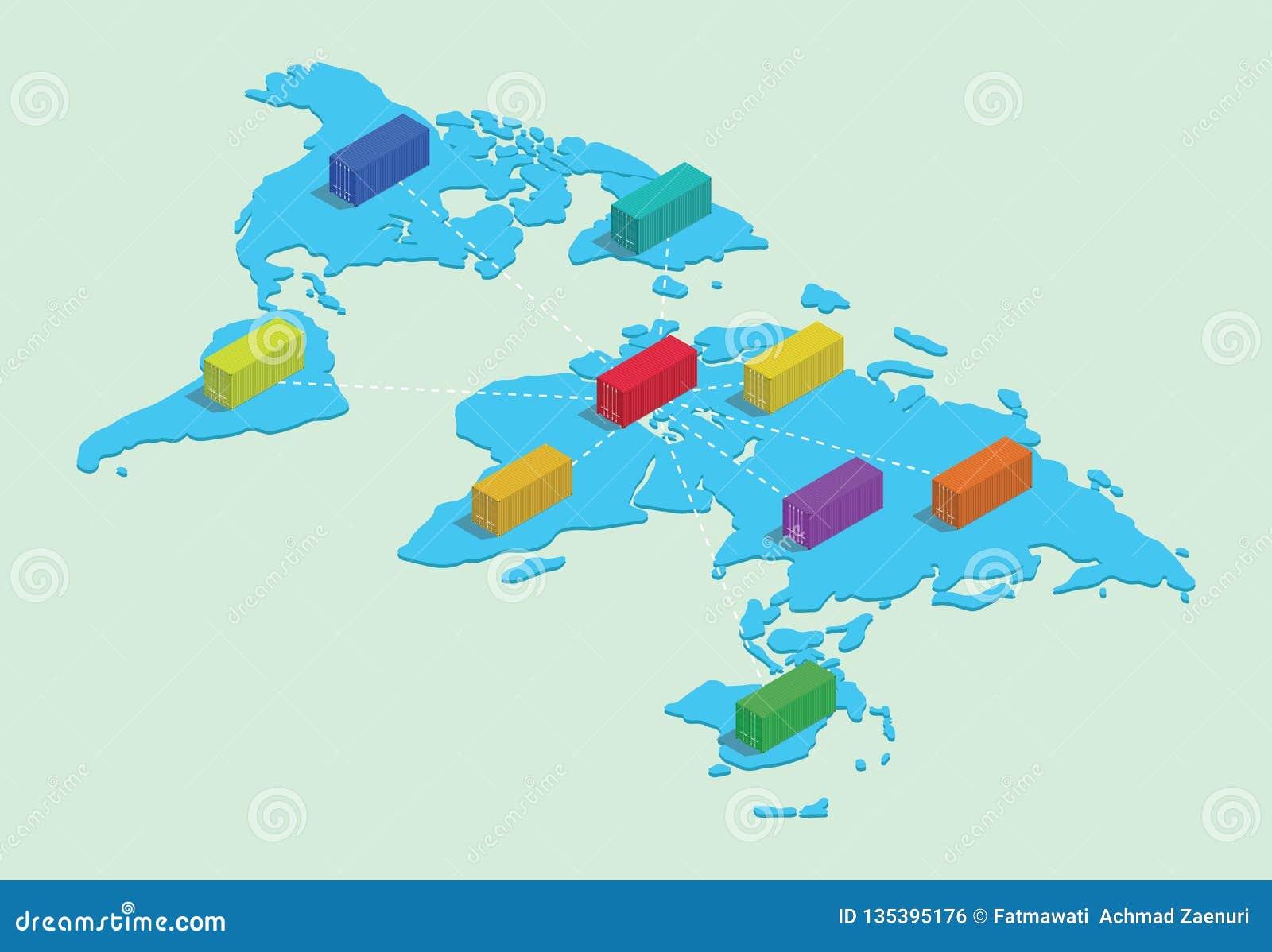 World Wide Shipping with Container Network Business Connected on Top of ...