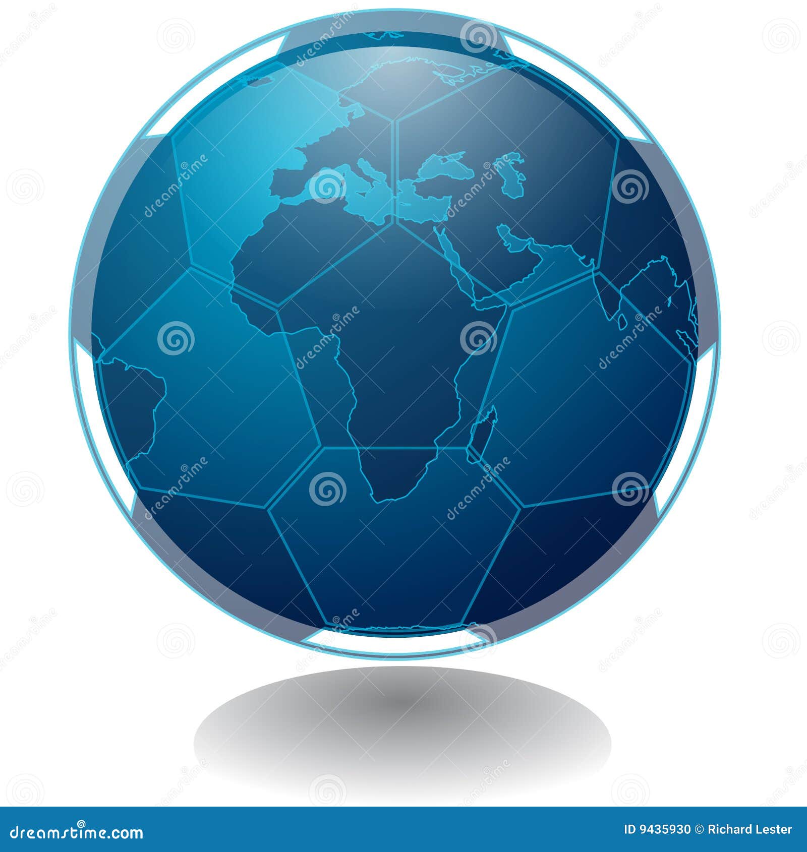 World Wide Soccer stock illustration. Illustration of isolated - 9435930