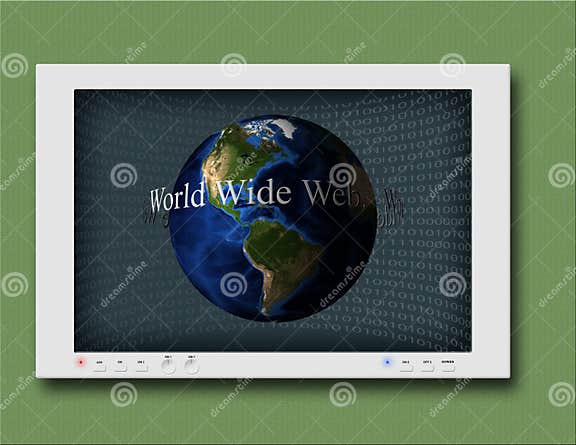 World Wide Web stock illustration. Illustration of screen - 2522145