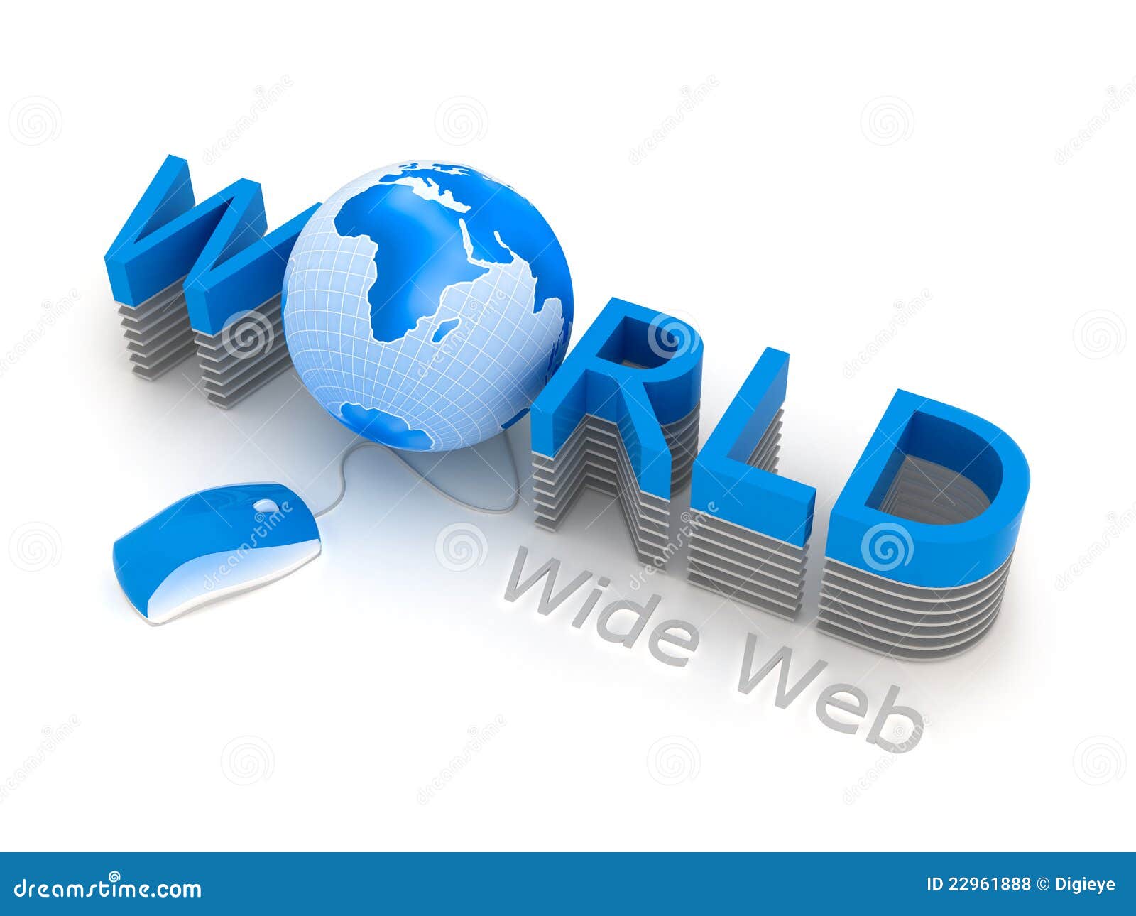 World Map And PC Mouse Stock Photo | CartoonDealer.com #220712706