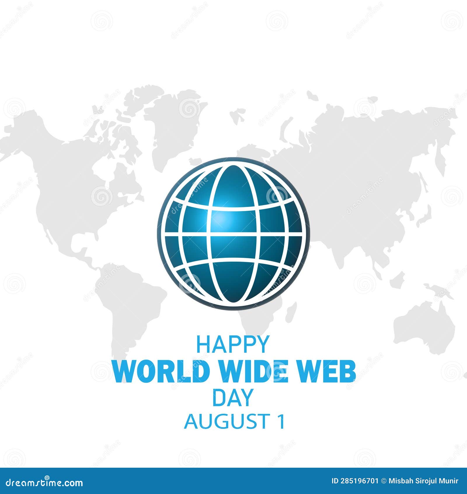 World wide web day stock illustration. Illustration of vector - 285196701