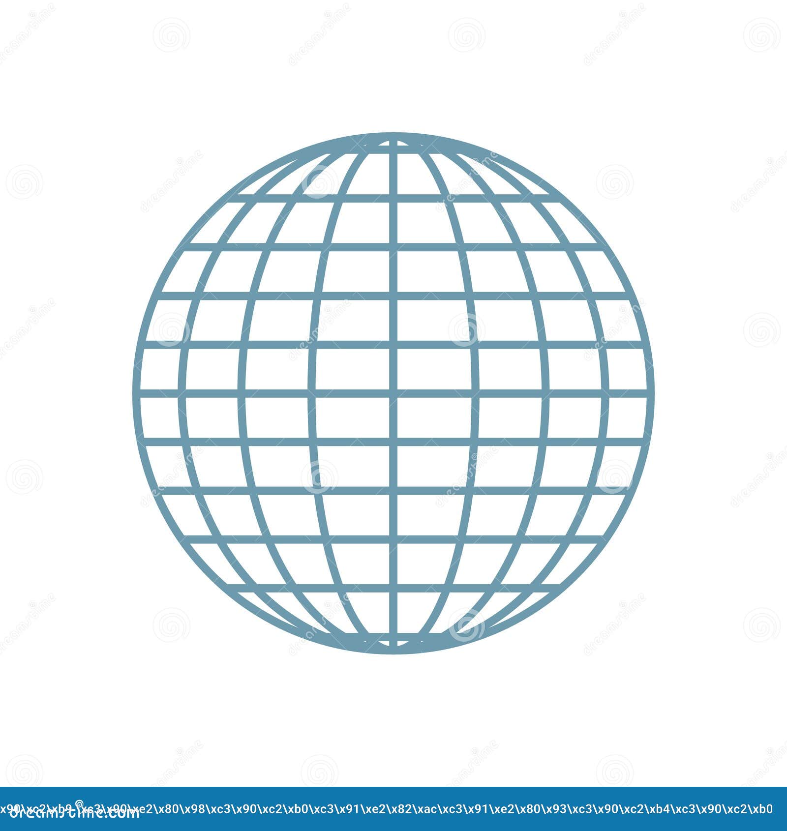 World Wide Web Icon Isolated on the White Background Stock Vector ...