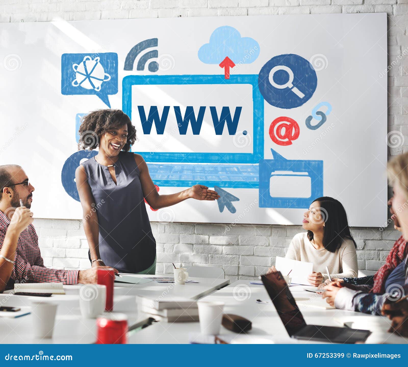 World Wide Web Internet Online Illustration Concept Stock Image - Image ...
