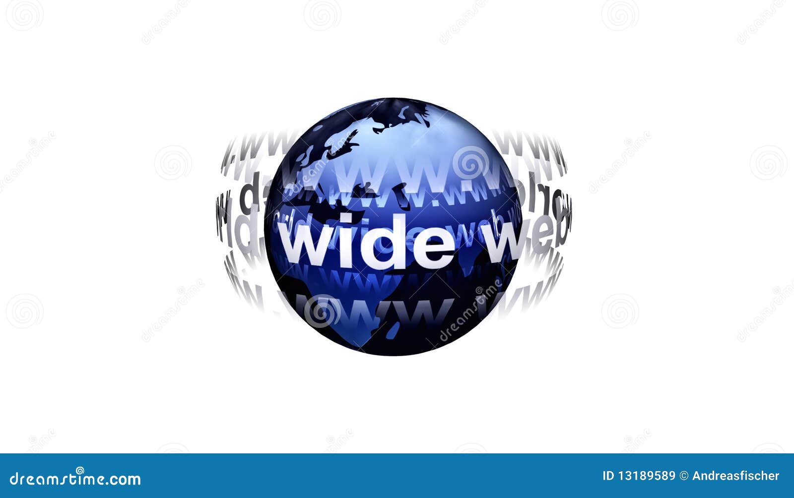 World Wide Web rond Aarde stock illustratie. Illustration of kaart ...