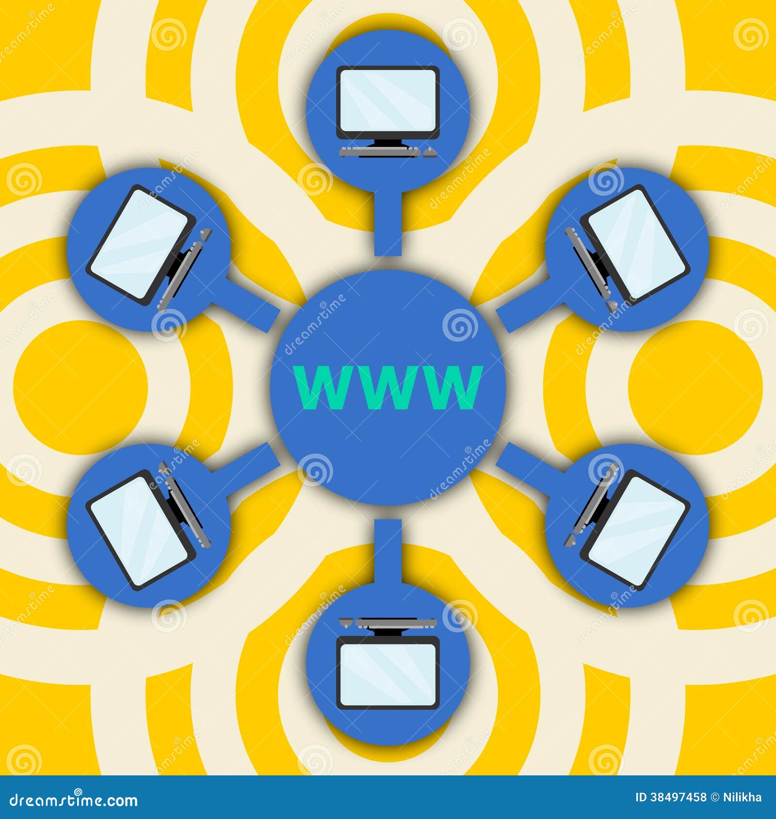 World wide web stock illustration. Illustration of graphic - 38497458