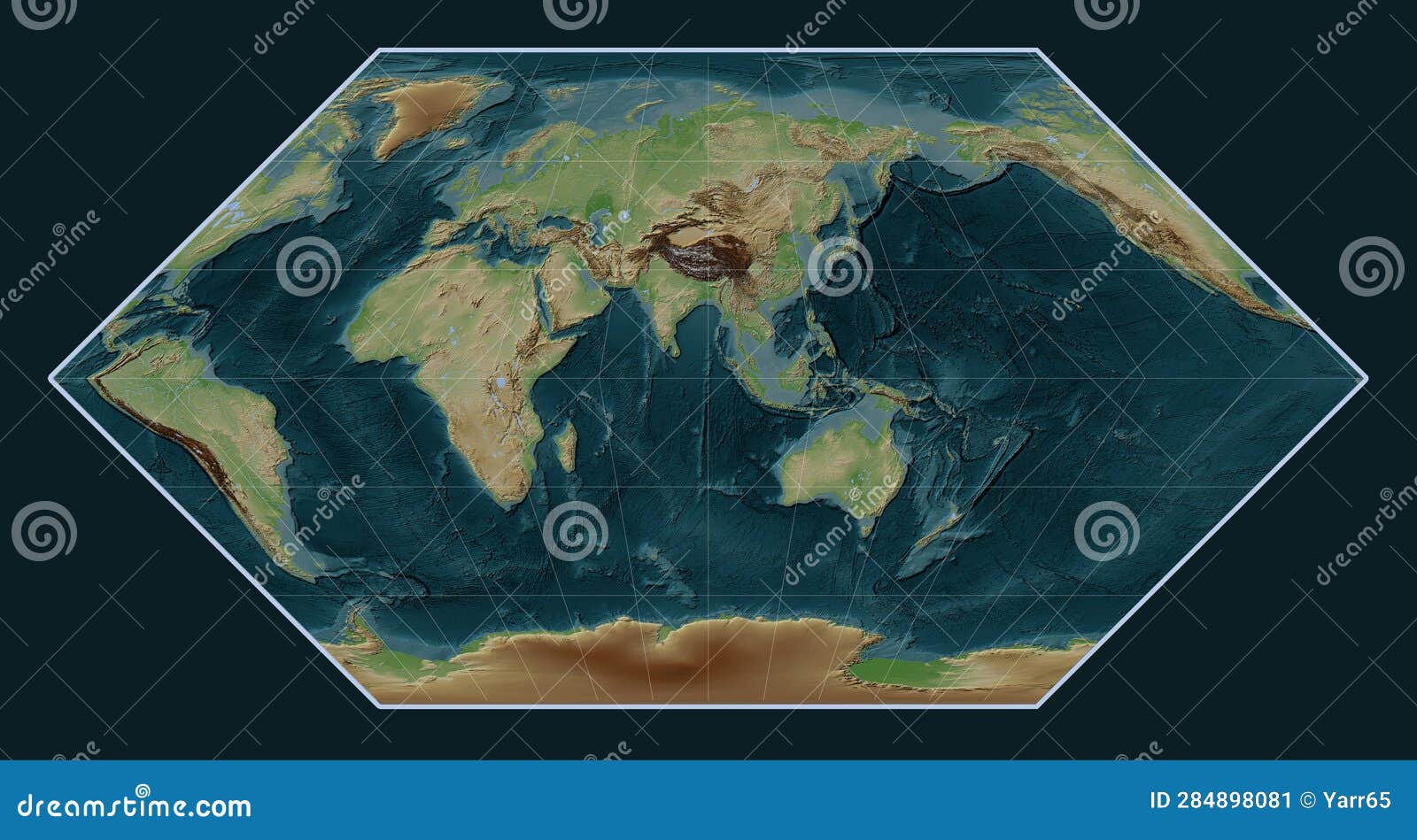 World Wiki Map - 90 PM. Eckert I Stock Illustration - Illustration of ...