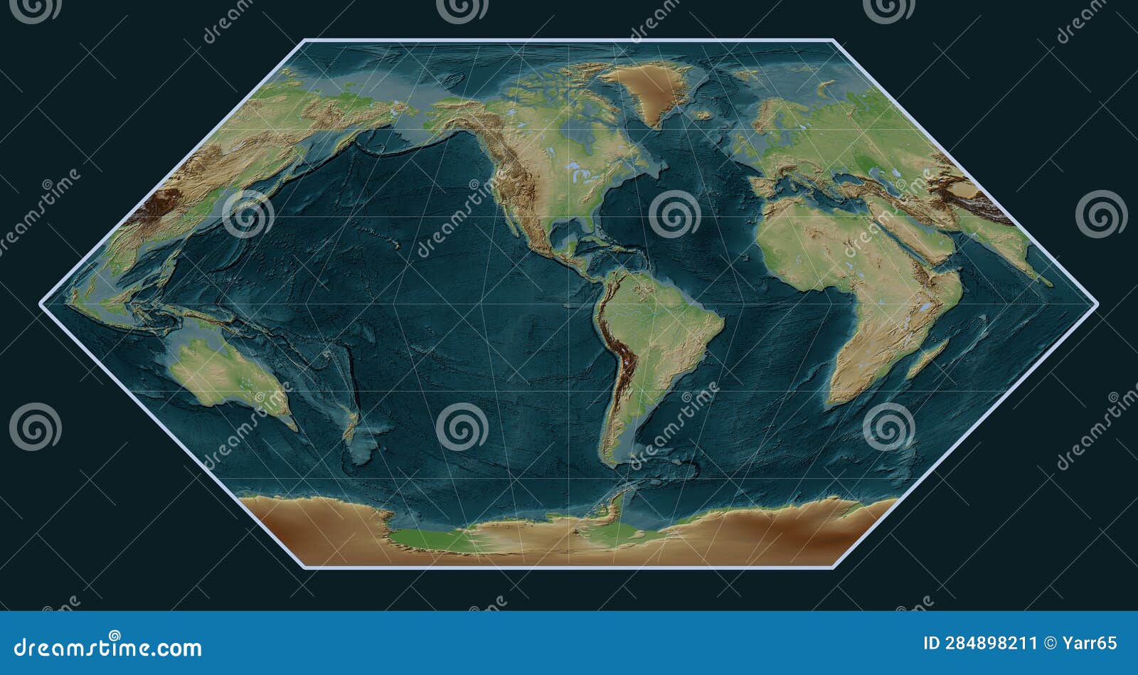World Wiki Map - -90 PM. Eckert I Stock Illustration - Illustration of ...