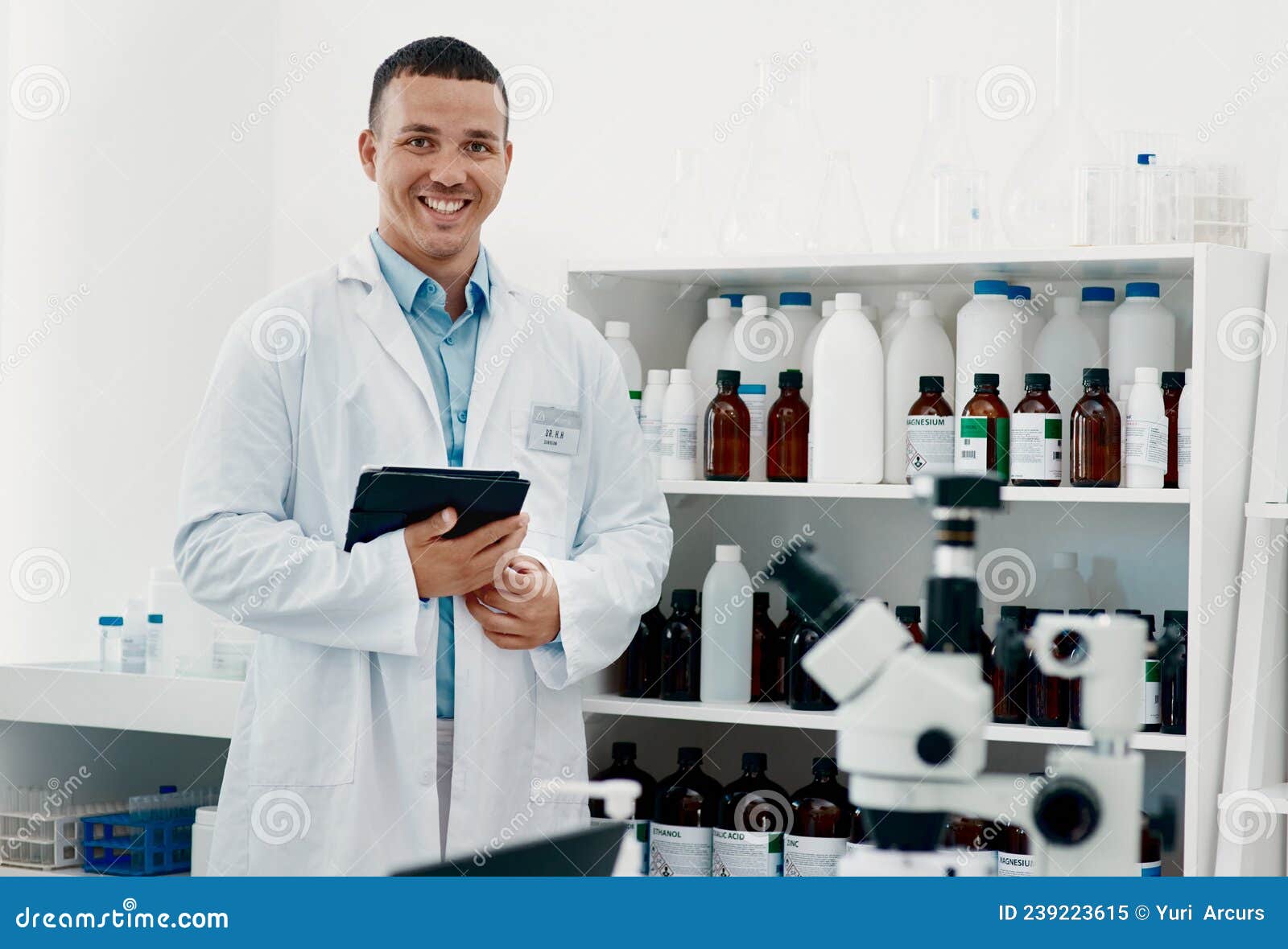 The World Will Remember His Work. Portrait of a Confident Young ...