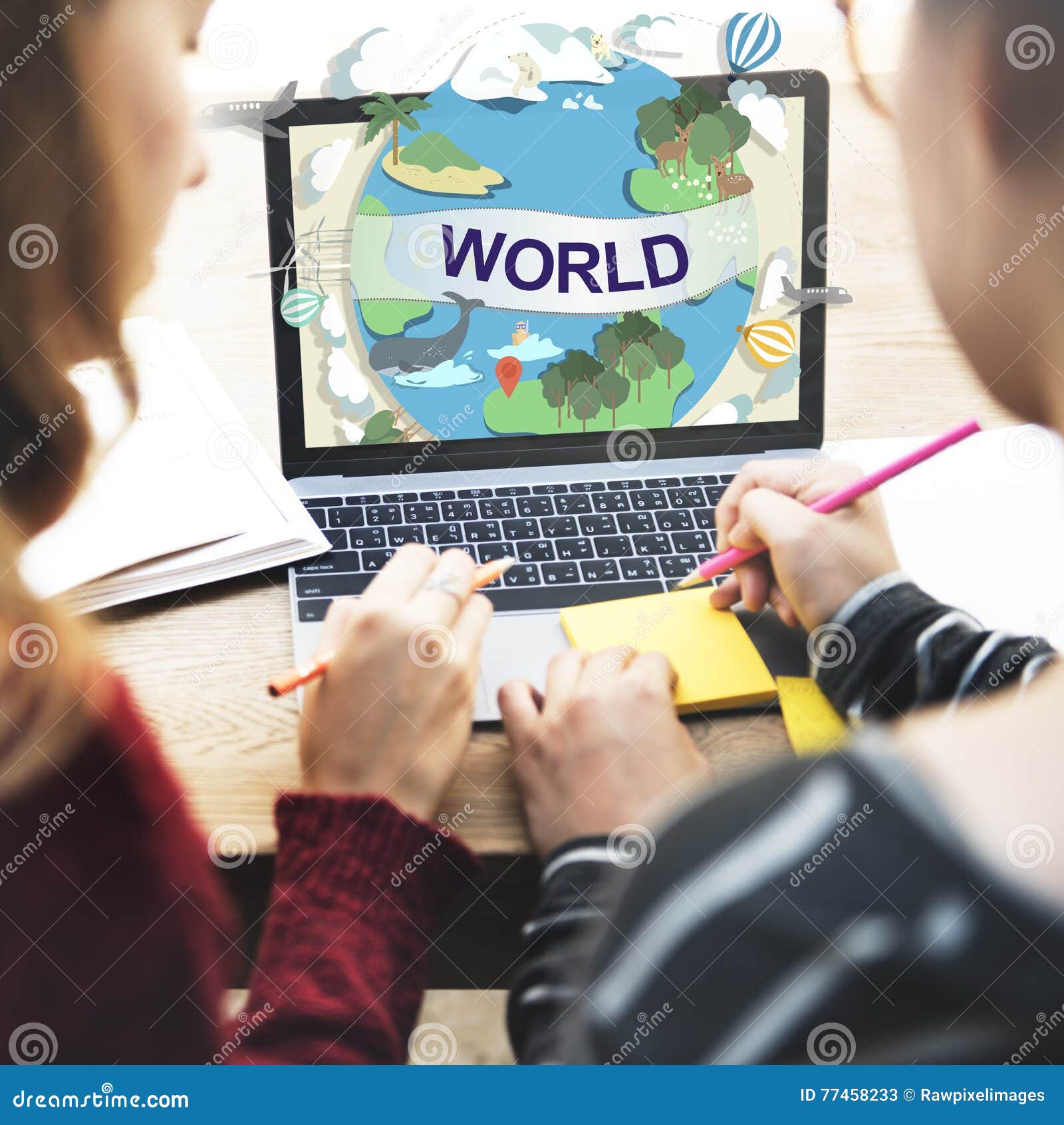 World Worldwide Society Global Community Connection Concept Stock Image ...