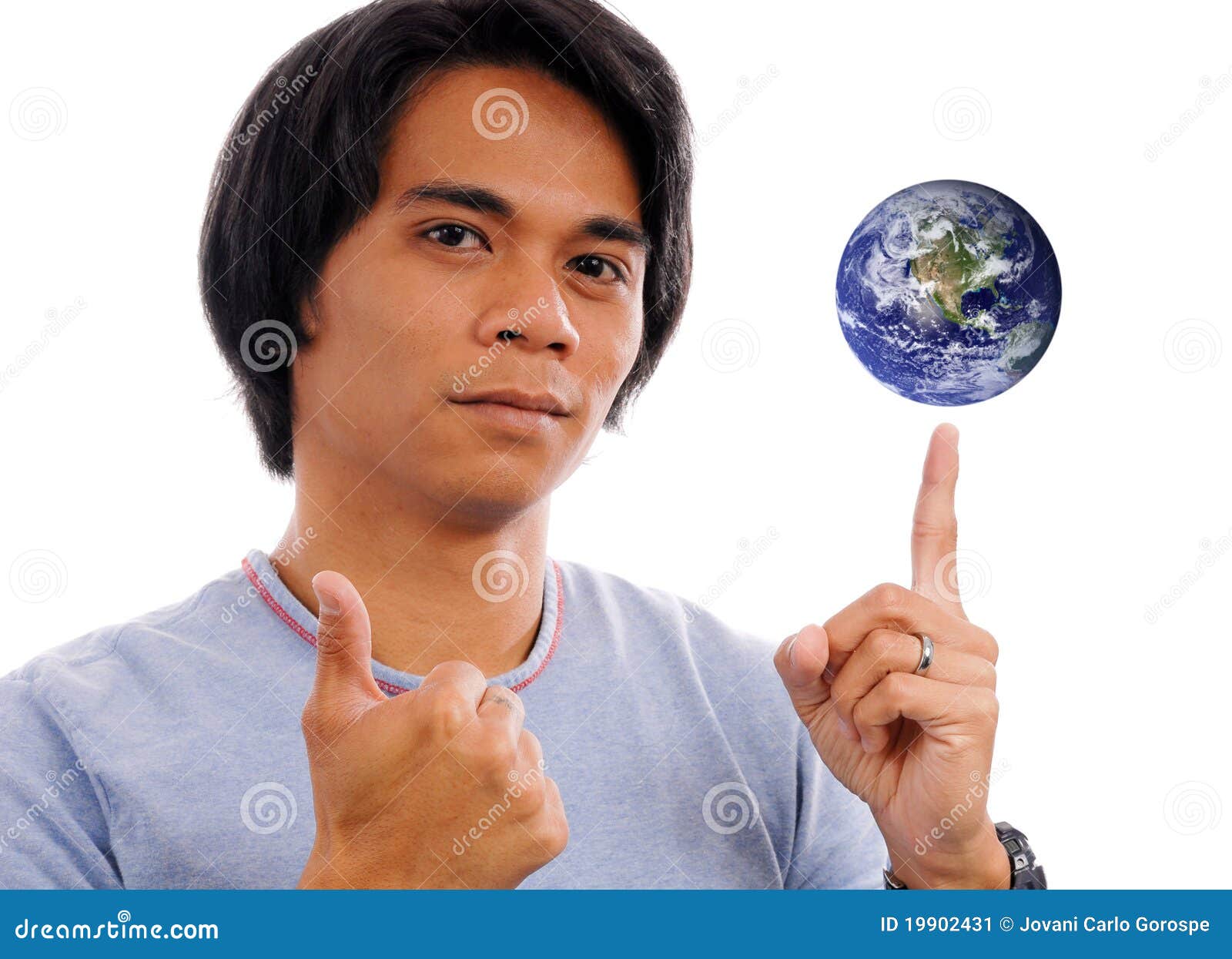 The World at Your Finger Tips Stock Image - Image of choices, marketing ...