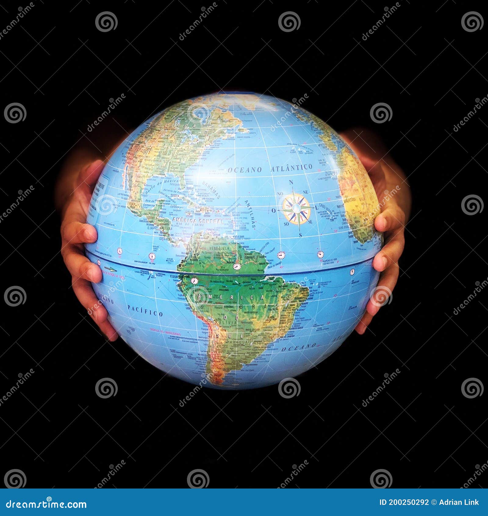 The world in your hands stock photo. Image of planet - 200250292