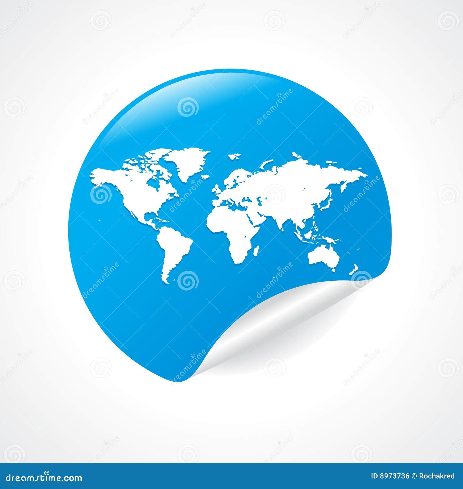 Worldmap icon stock vector. Illustration of orange, advertisement - 8973736