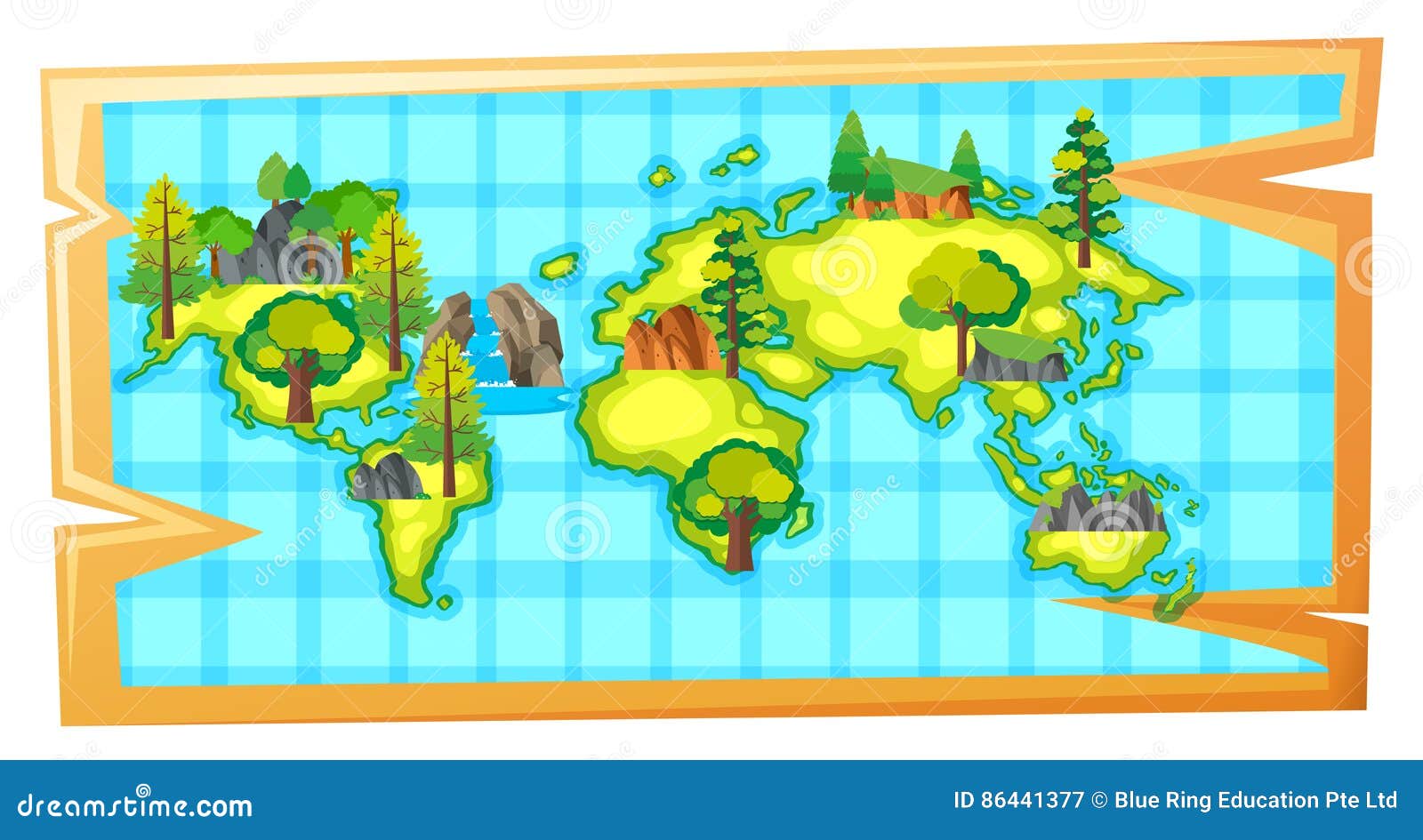 Natural Resources Map For Kids