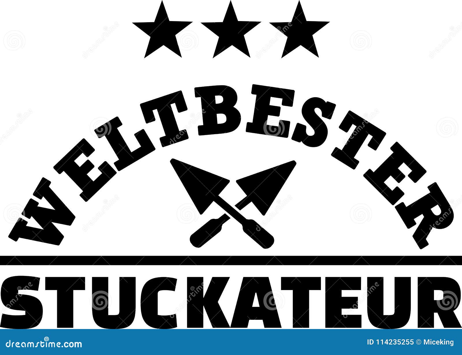 Stucco Worker Repair And Plastering Logo Vector Stock Photo ...