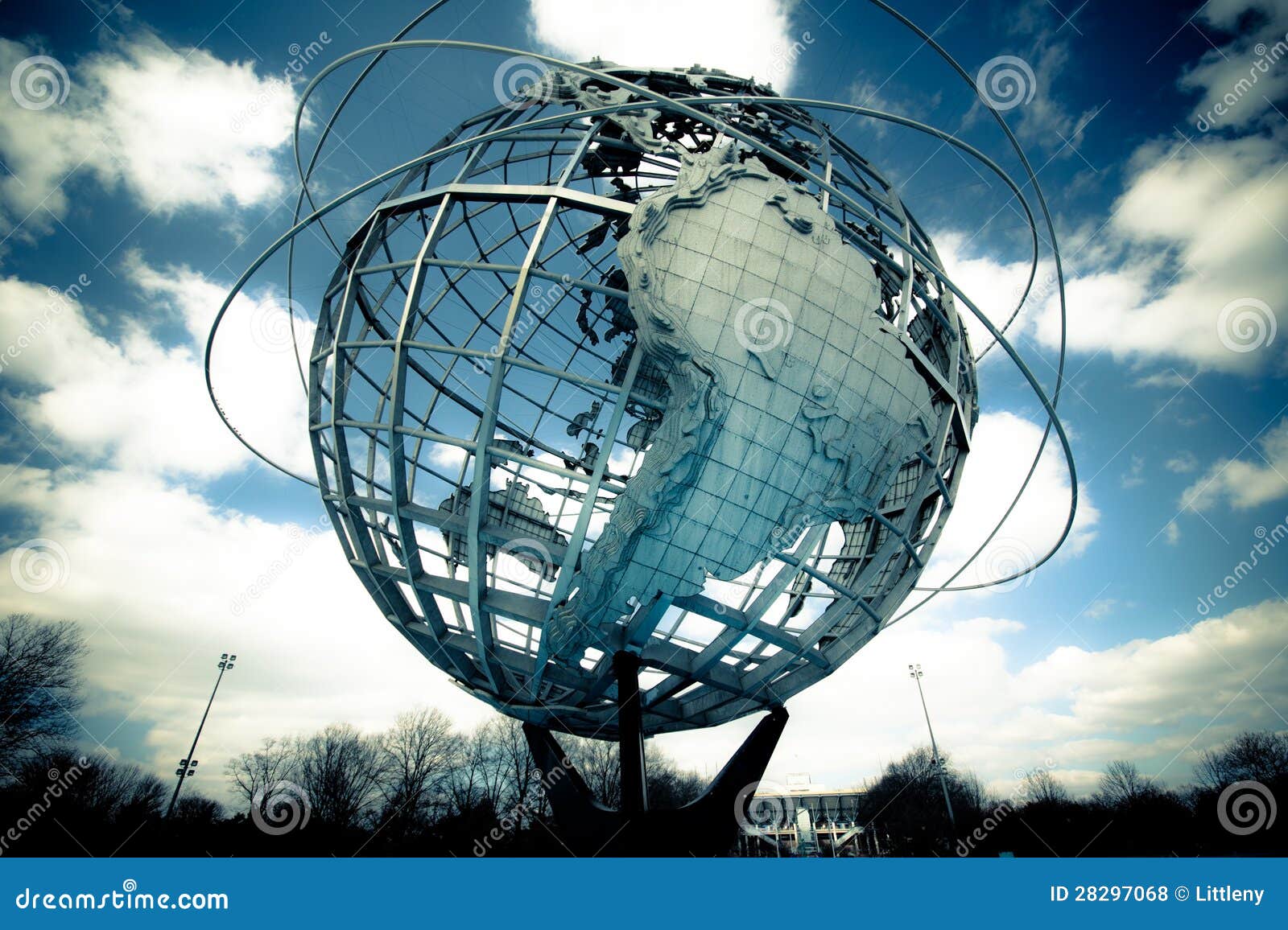 Worlds Fair Unisphere Earth Editorial Stock Photo - Image of corona ...