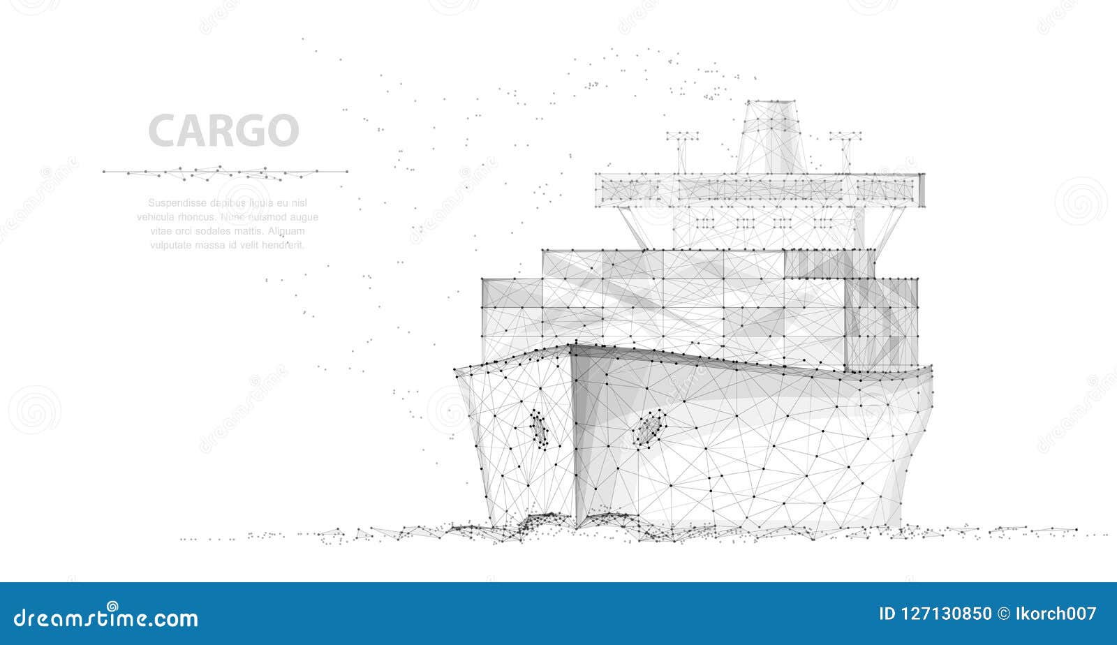 Geometric Cargo Ship Stock Illustrations – 731 Geometric Cargo Ship ...