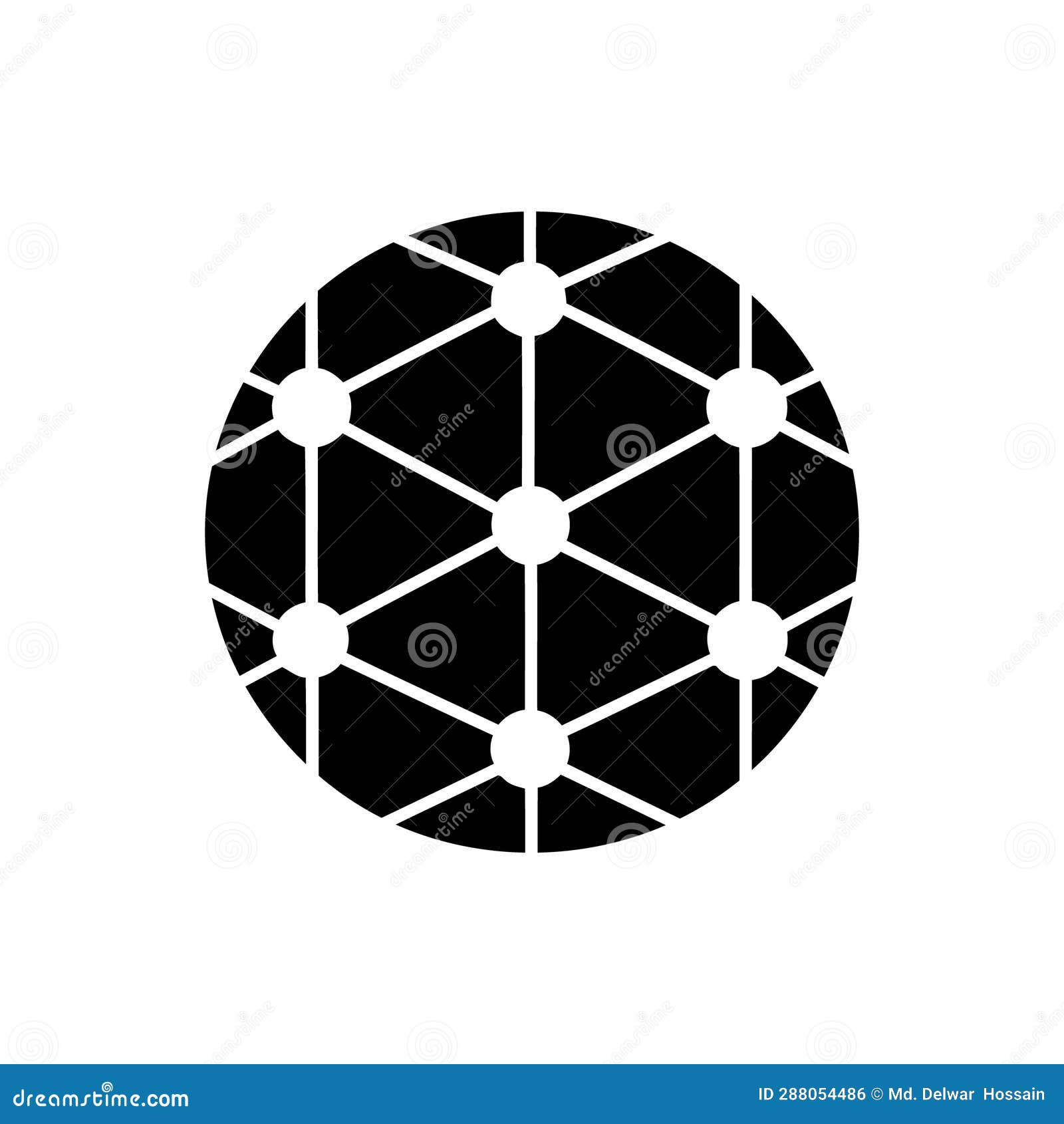 Worldwide connection icon stock vector. Illustration of communication ...