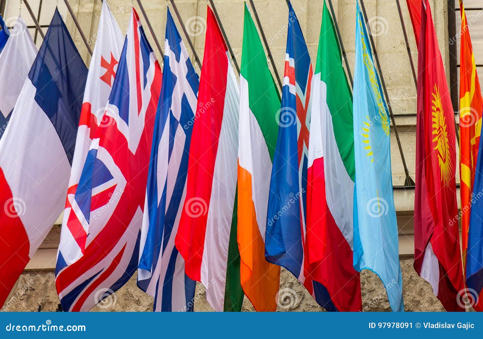 Worldwide flags stock image. Image of color, symbol, international ...