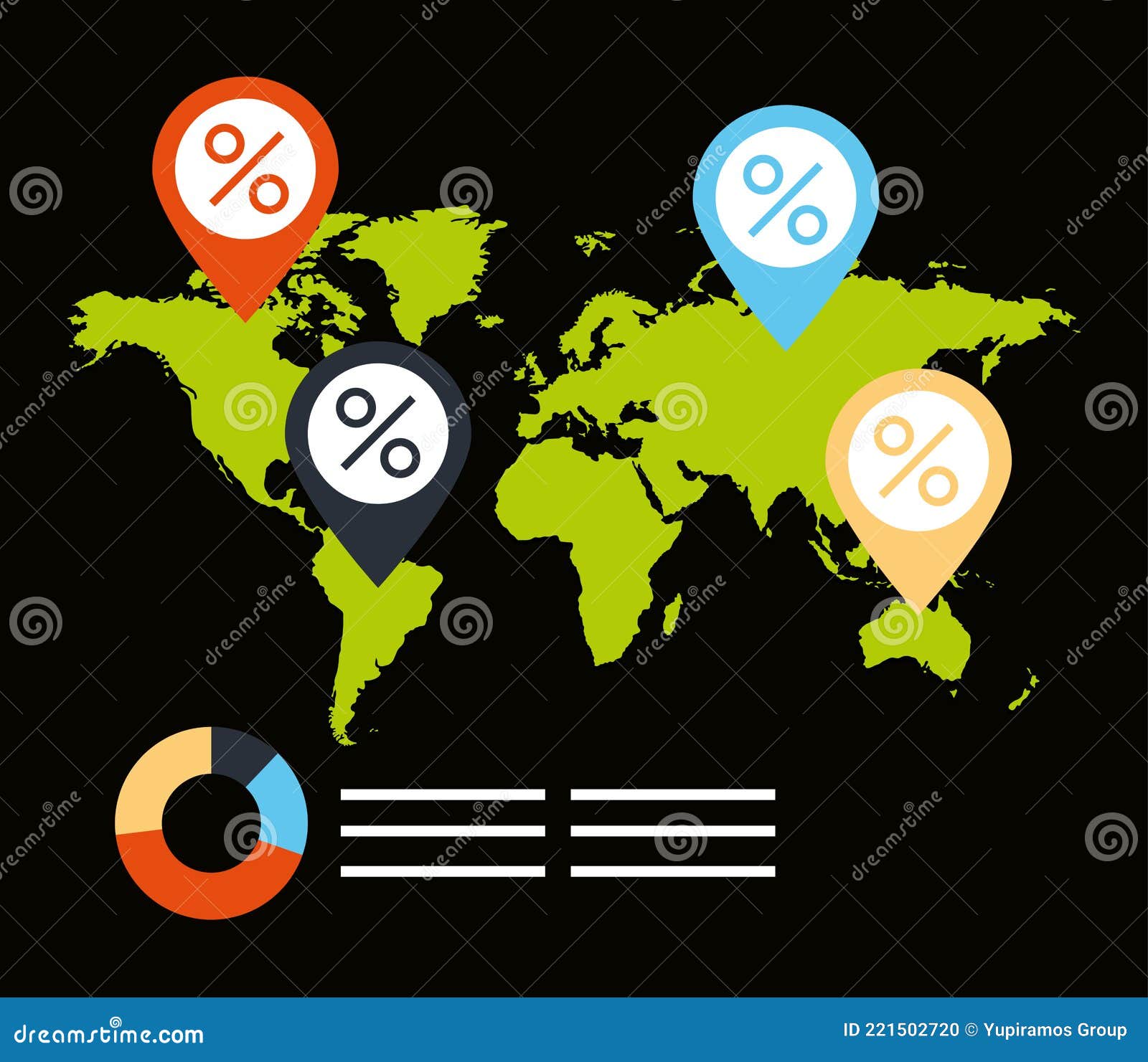 Worldwide location map stock vector. Illustration of cartography ...
