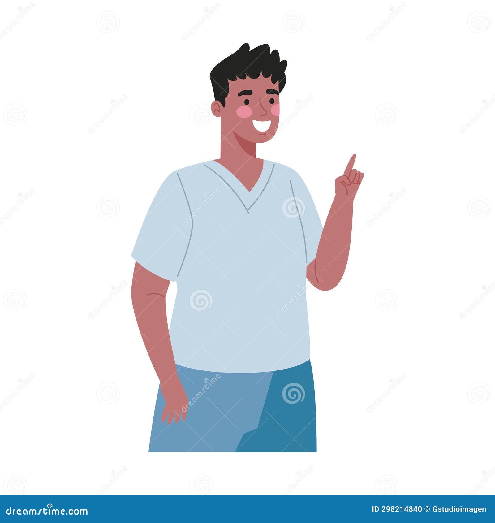 Worldwide People Communication Man Talking Stock Vector - Illustration ...