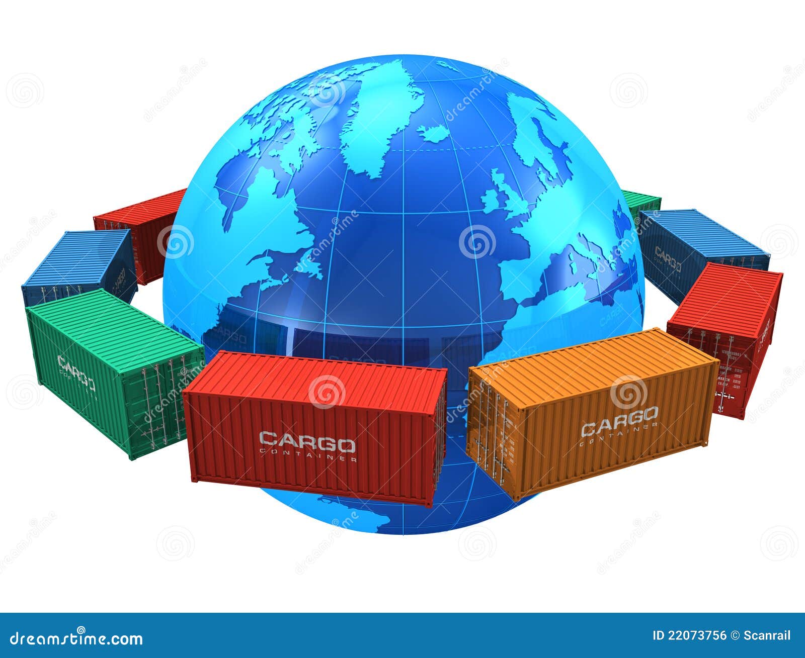 Worldwide Shipping Logos And Signs With Globe Icon Cartoon Vector ...
