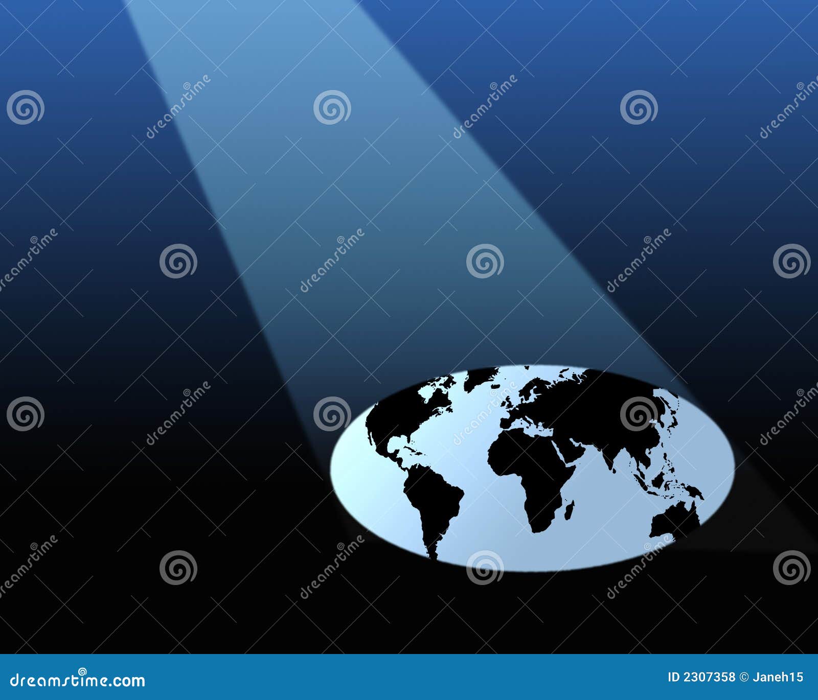 Worldwide spotlight stock illustration. Illustration of tourism - 2307358