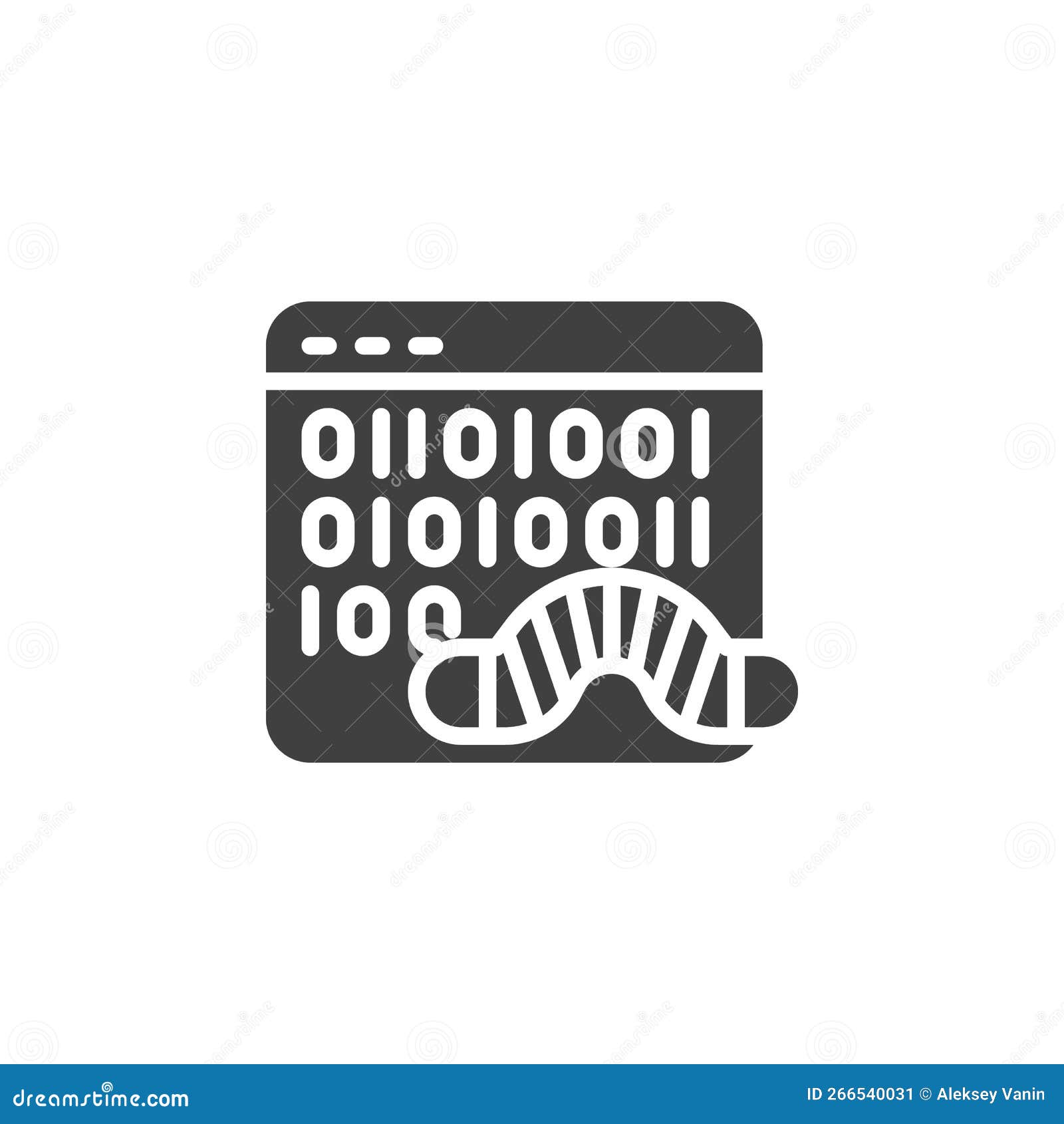 Worm attack vector icon stock vector. Illustration of website - 266540031