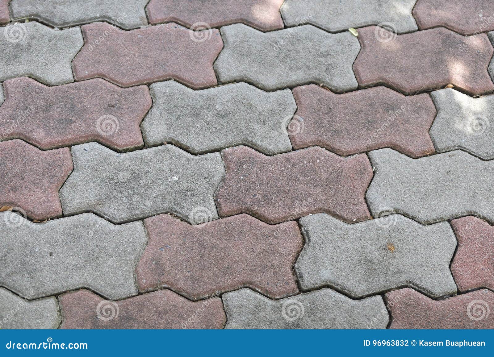 Worm Brick Concrete Floor Texture Stock Photo - Image of rock, street ...