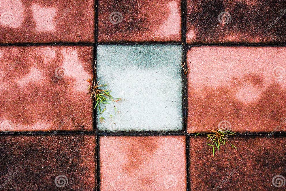 Worm Brick Floor Texture Background, Stock Photo - Image of design ...